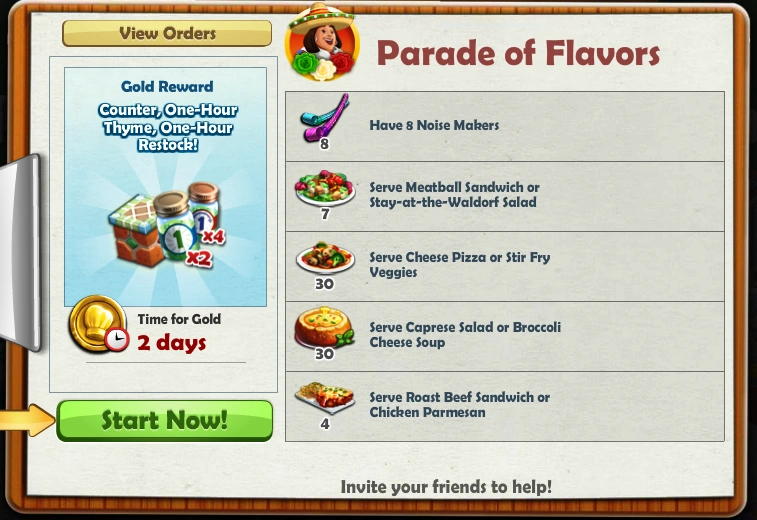 Parade of Flavors Catering Event | ChefVille Wiki | Fandom