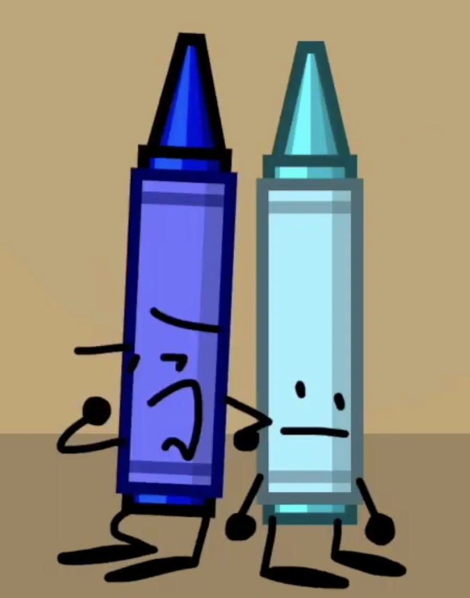 Navy Crayon and Teal Crayon | CherryColaCake Wiki | Fandom