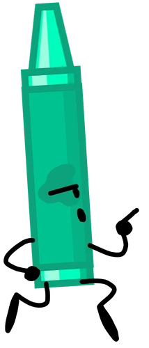 Turquoise Crayon | CherryColaCake Wiki | Fandom