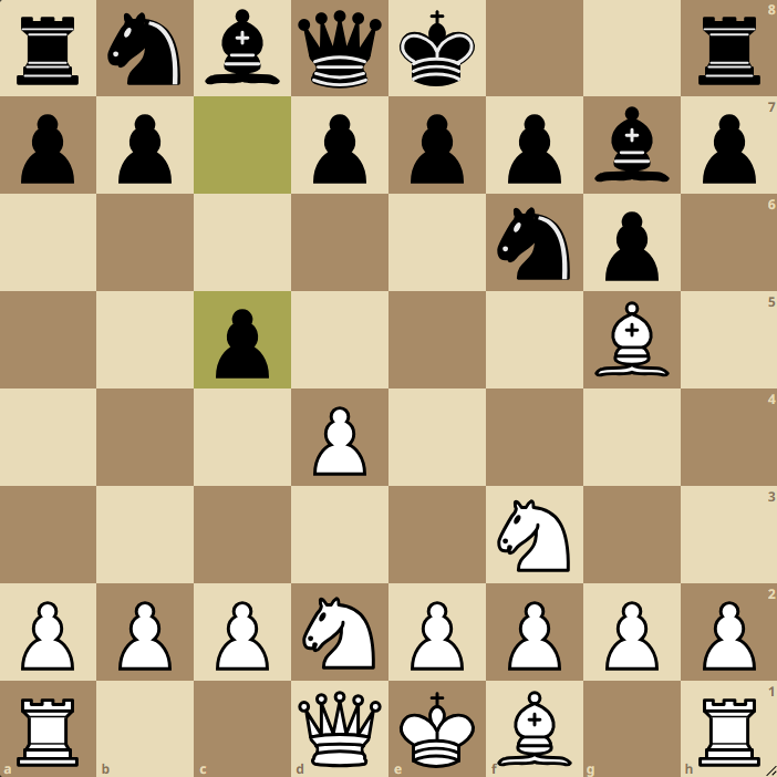 Torre Attack: Fianchetto Defense, Euwe Variation | Chess Wiki | Fandom