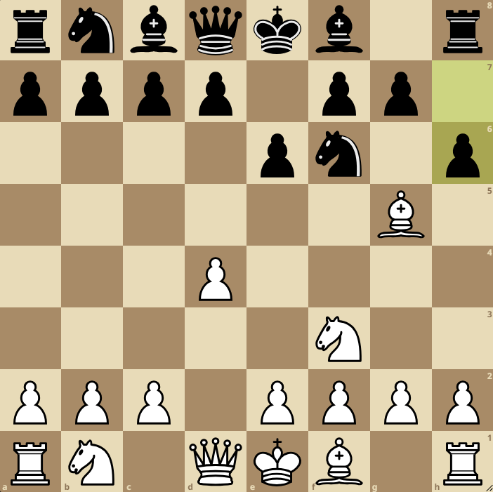 Torre Attack: Classical Defense, Nimzowitsch Variation | Chess Wiki ...