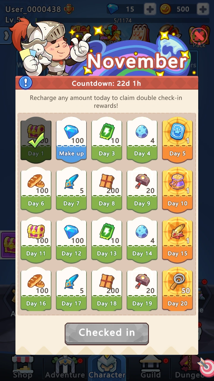 Monthly Check-In | Chest Master Wiki | Fandom