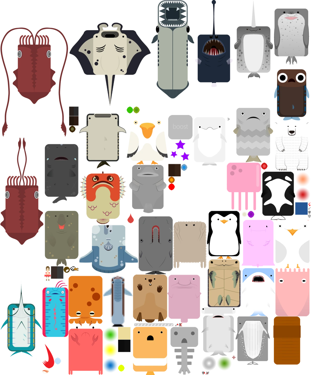 All of the fish in Deeeep.io | Cheweytimbery Offical Wiki | Fandom