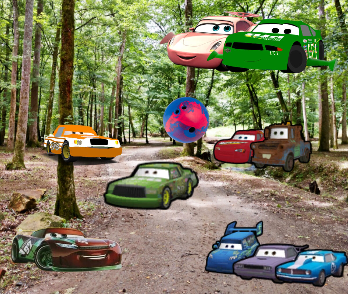 Chick Hicks Dies When A Bowling Ball Experiment By Mcqueen Mater And