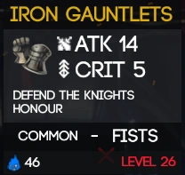 Iron Gauntlets | Chicken Assassin Wikia | Fandom