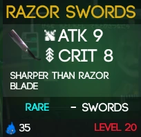 Razor Swords | Chicken Assassin Wikia | Fandom
