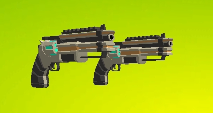 Dual Wield Laser Revolver | Chicken Gun Wiki | Fandom