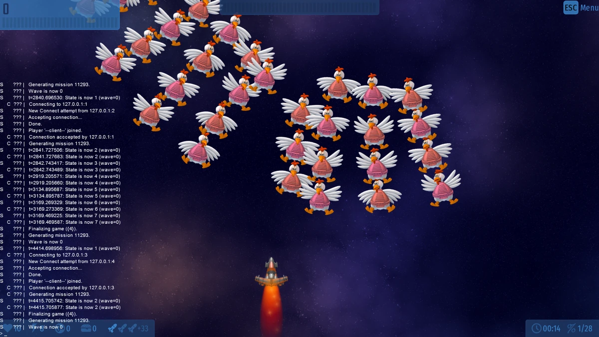 Debug Console | Chicken Invaders Wiki | Fandom