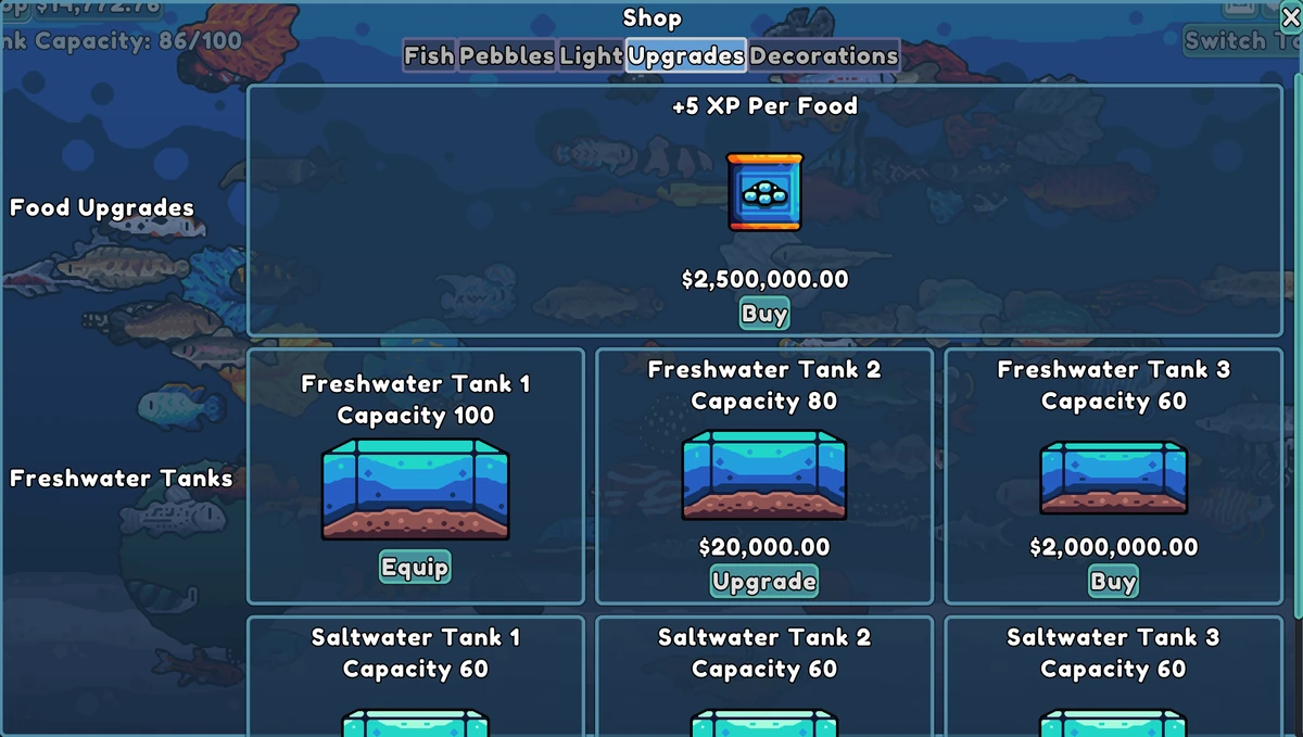 Upgrades | Chillquarium Wiki | Fandom