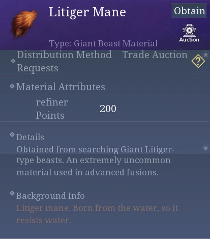 Litiger Mane | Chimeraland Wiki | Fandom