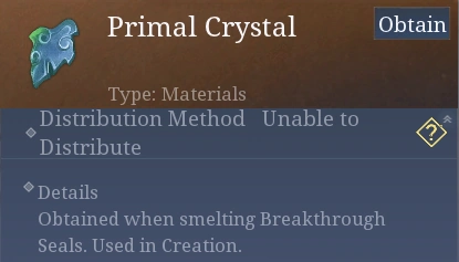 Primal Crystal | Chimeraland Wiki | Fandom