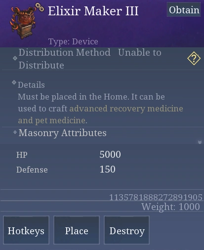 Elixir Maker 3 | Chimeraland Wiki | Fandom