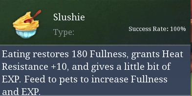 Slushie | Chimeraland Wiki | Fandom