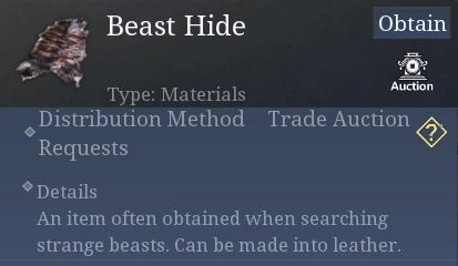 Beast Hide | Chimeraland Wiki | Fandom
