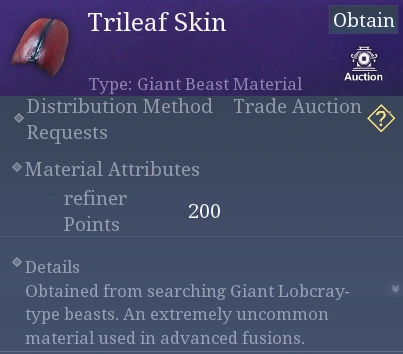 Trileaf Skin | Chimeraland Wiki | Fandom
