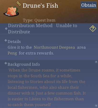Drune's Fish | Chimeraland Wiki | Fandom