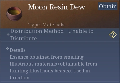 Moon Resin Dew | Chimeraland Wiki | Fandom