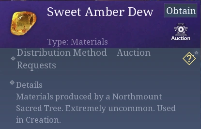 Sweet Amber Dew | Chimeraland Wiki | Fandom