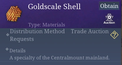 Goldscale Shell | Chimeraland Wiki | Fandom