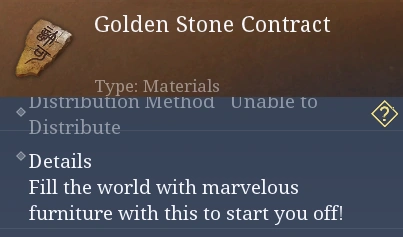 Golden Stone Contract | Chimeraland Wiki | Fandom