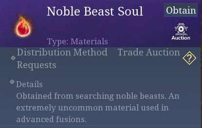 Noble Beast Soul | Chimeraland Wiki | Fandom