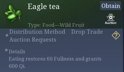 Eagle Tea | Chimeraland Wiki | Fandom
