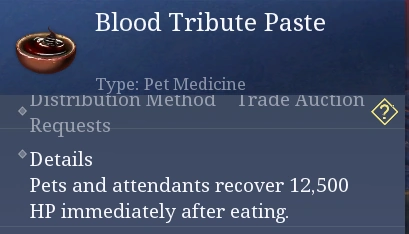 Blood Tribut Paste | Chimeraland Wiki | Fandom