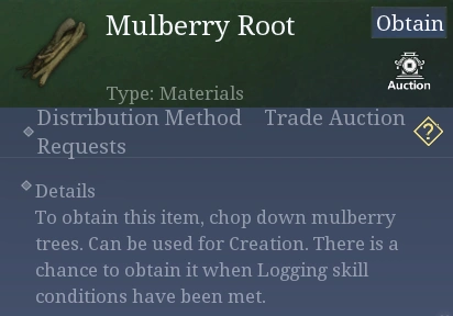 Mulberry Root | Chimeraland Wiki | Fandom