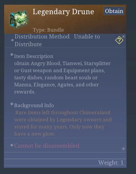Legendary Drune Gift | Chimeraland Wiki | Fandom