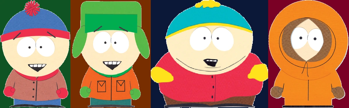 Stan Marsh, Kyle Broflovski, Eric Cartman and Kenny McCormick ...