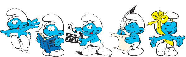 The Smurfs Gang | Chipmunks tunes babies & all-stars's adventures ...