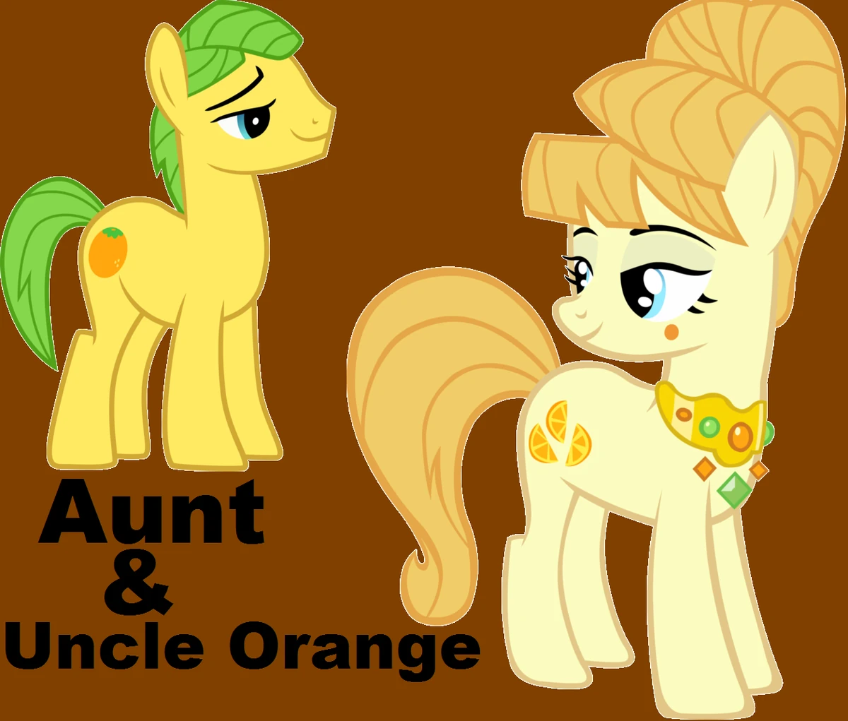 Aunt and Uncle Orange | Chipmunks tunes babies & all-stars's adventures ...