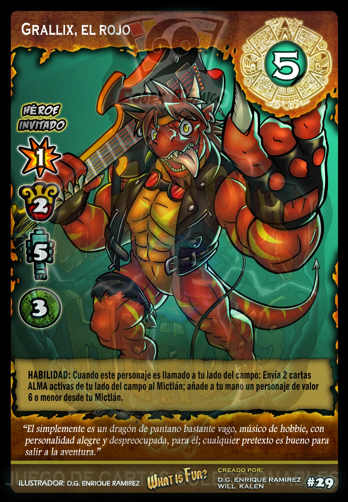 GRALLIX, EL ROJO | Choque De Heroes Wikia | Fandom