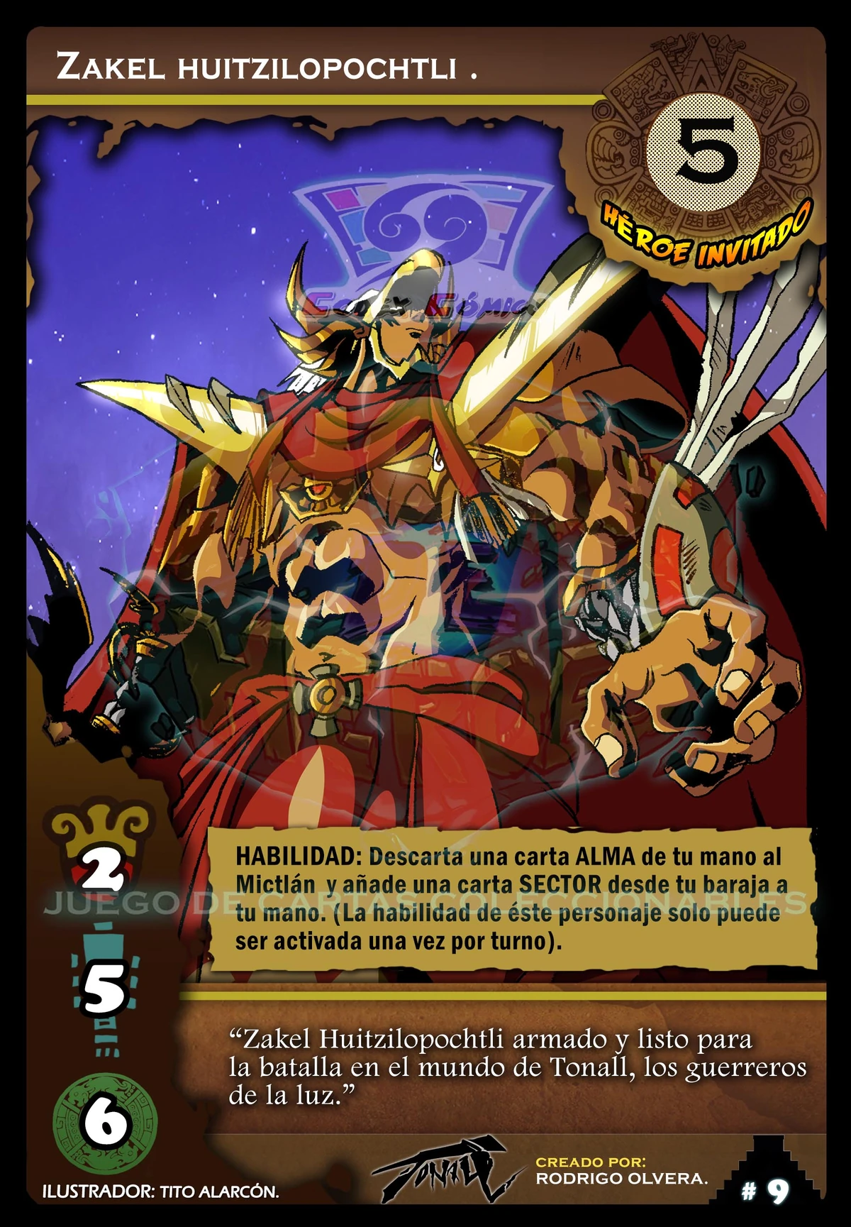 ZAKEL HUITZILOPOCHTLI | Choque De Heroes Wikia | Fandom