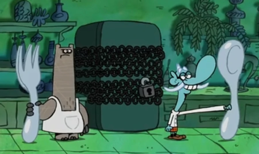 schnitzel chowder gif