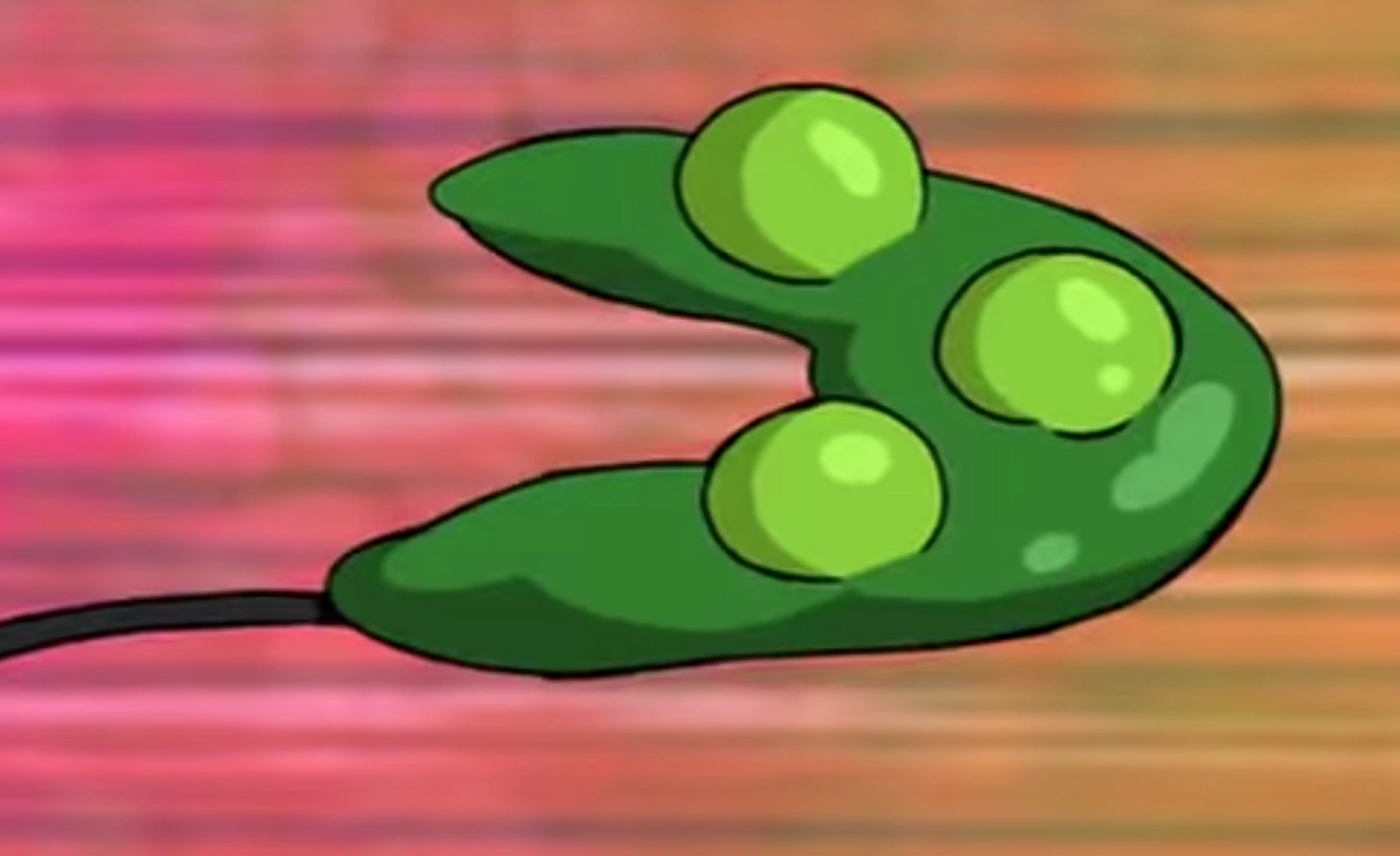 String Beans Cartoon