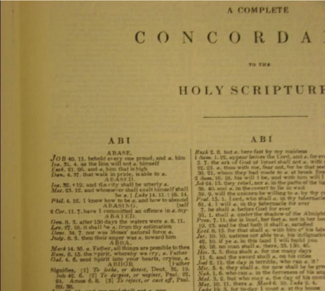 Cruden's Concordance | Christianity Knowledge Base | Fandom