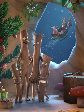 Cartoon Tree Man