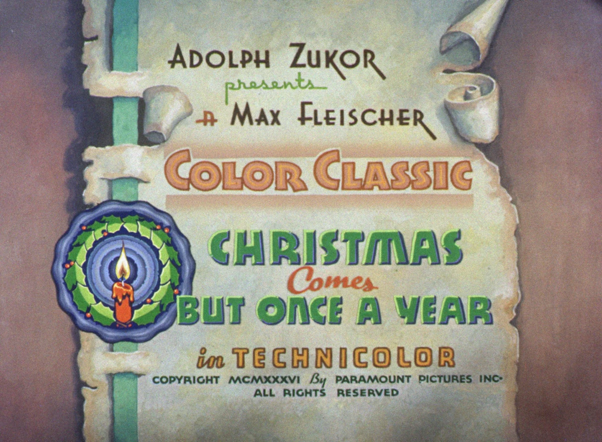 Christmas Comes But Once a Year (Fleischer) | Christmas Specials Wiki ...