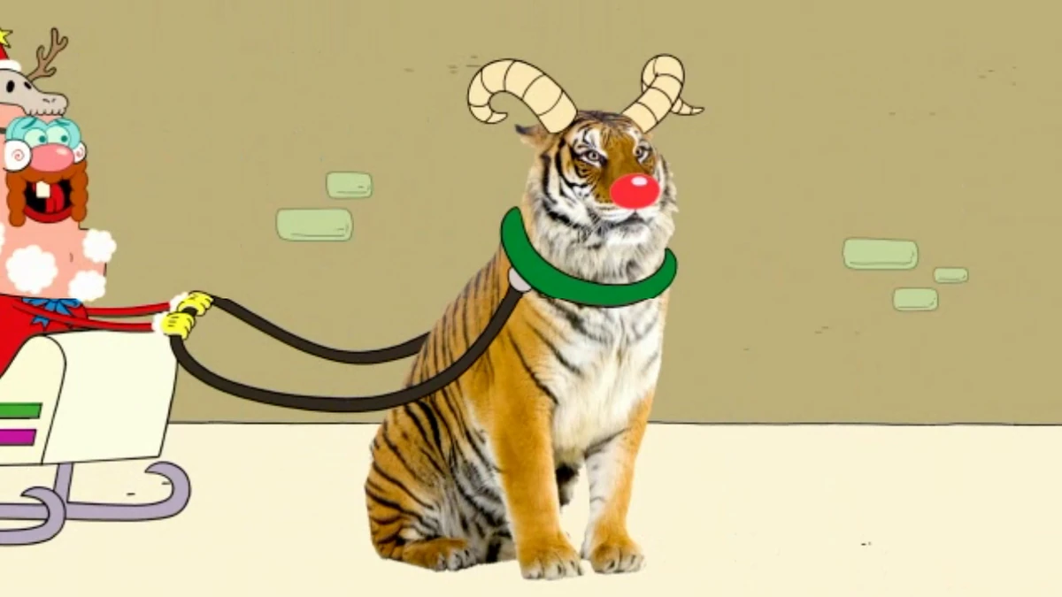 Giant Realistic Flying Tiger | Christmas Specials Wiki | Fandom