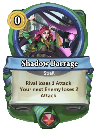 Shadow Barrage | Chronicle: RuneScape Legends Wiki | Fandom