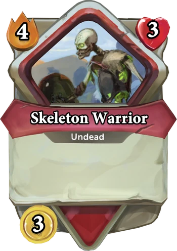 Skeleton Warrior | Chronicle: RuneScape Legends Wiki | Fandom