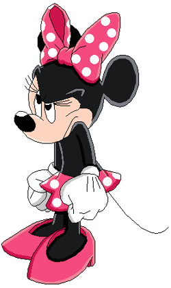 Minnie Mouse Angry
