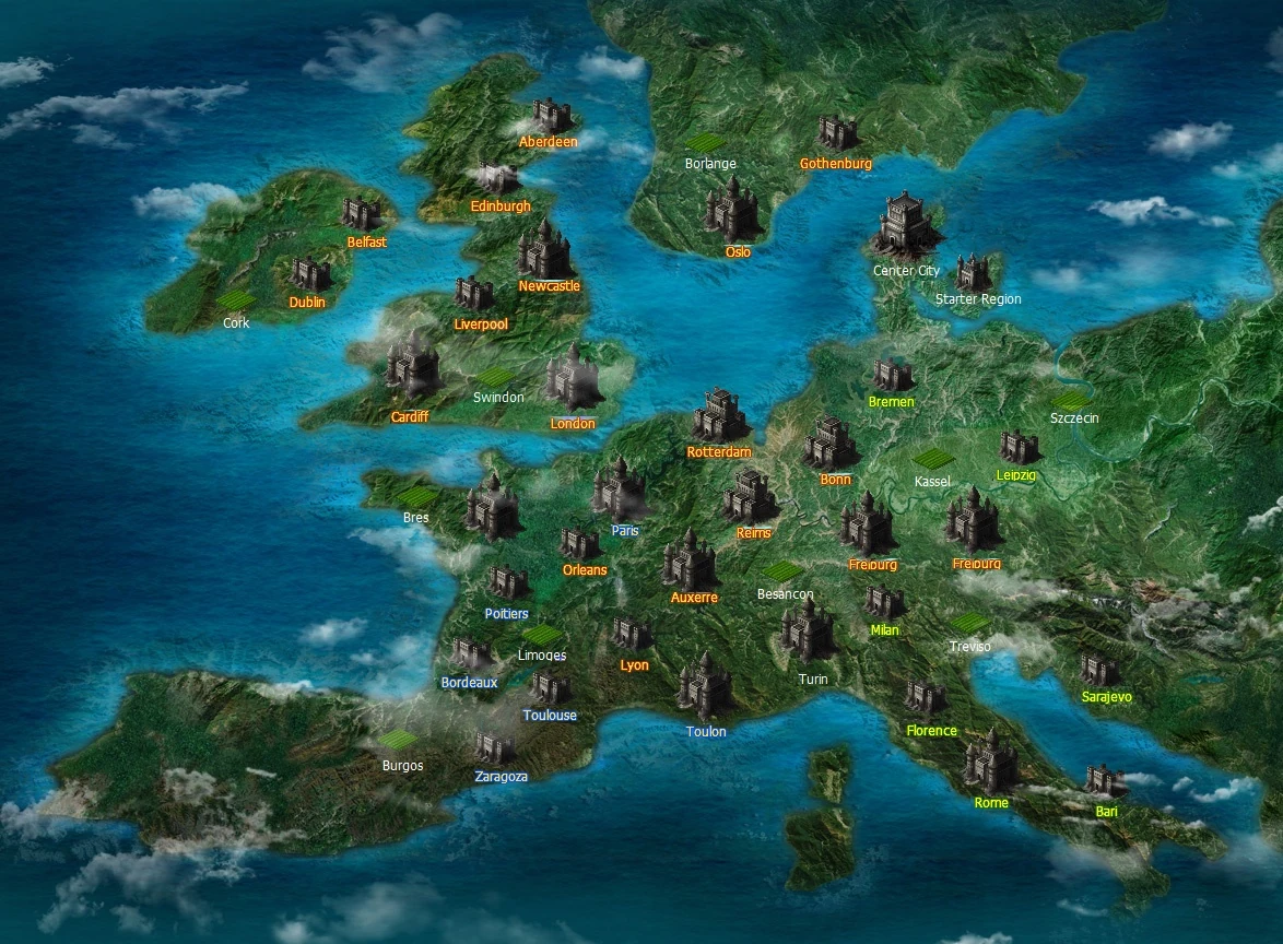 Regions | Chronicles of Merlin Wiki | Fandom