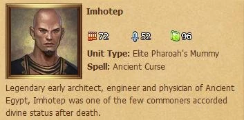 Imhotep | Chronicles of Merlin Wiki | Fandom
