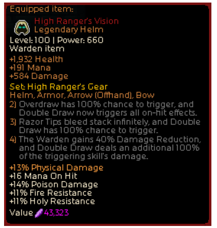 High Ranger's Gear | Chronicon Wiki | Fandom