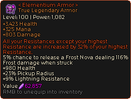 Elementium Armor | Chronicon Wiki | Fandom