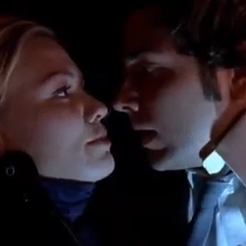 Chuck And Sarah Kiss Gif