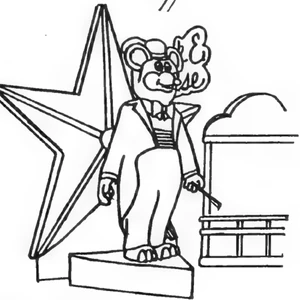 chuck e cheese animatronics coloring pages