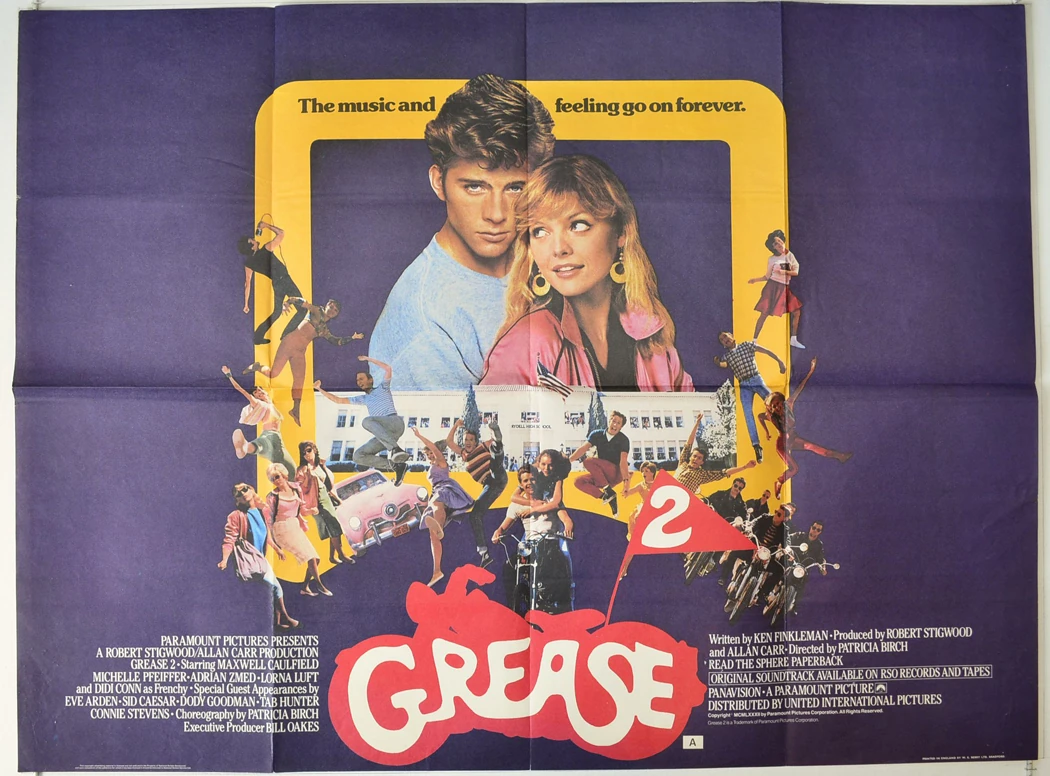Grease 2 | CIC Video with Universal and Paramount (UK) Fanon Wiki | Fandom